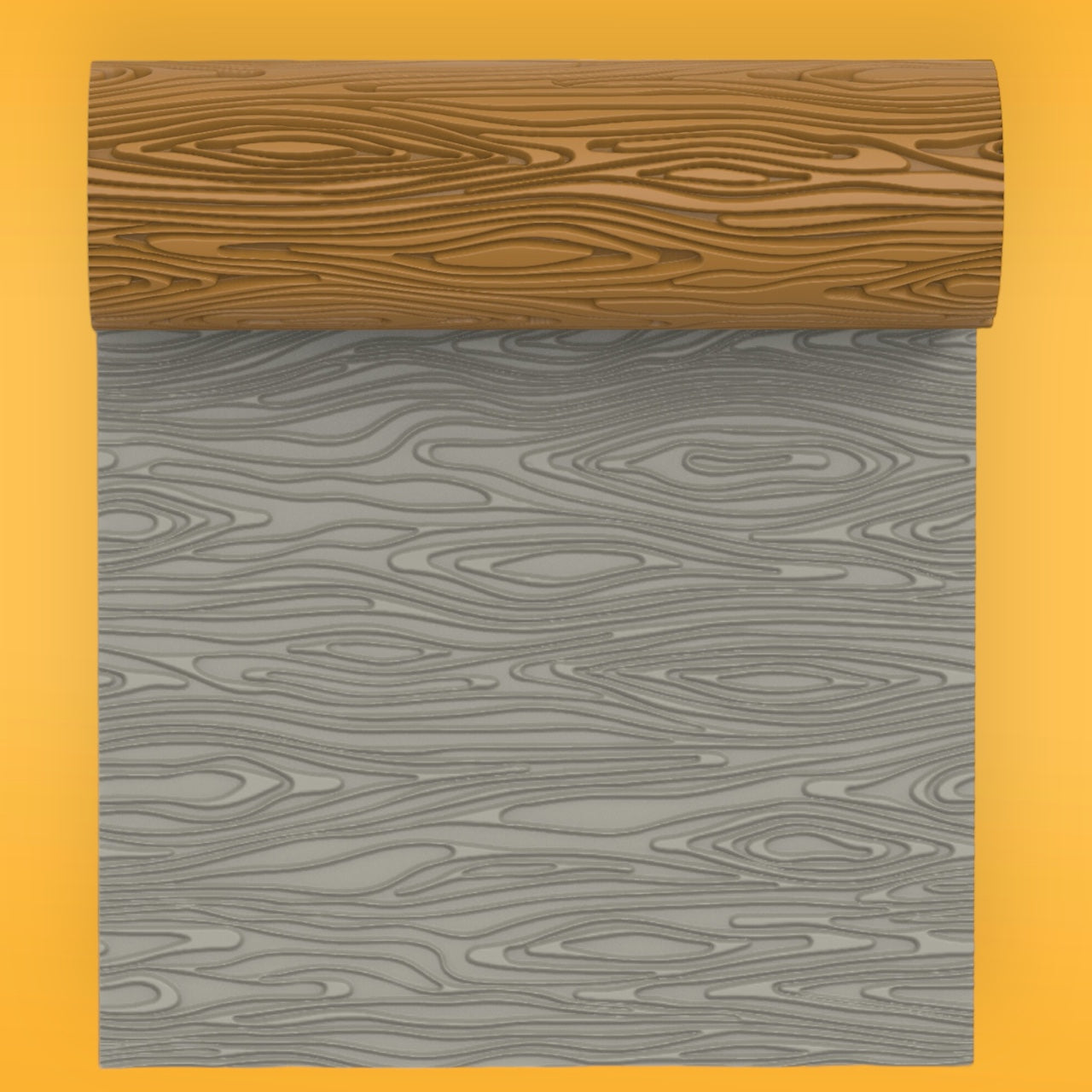 Wood texture roller for polymer clay – minipekäs